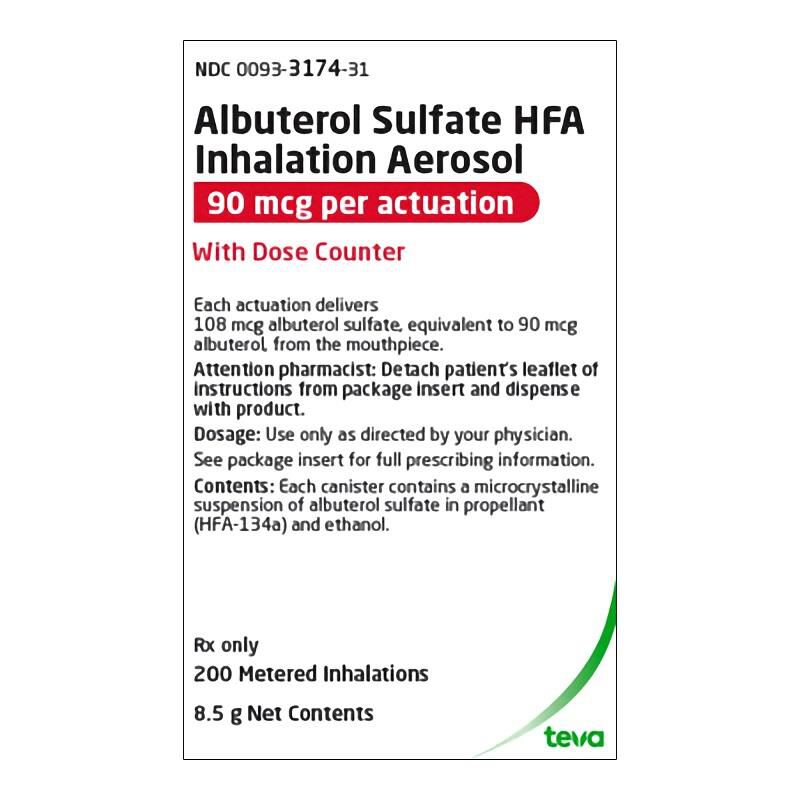 Albuterol Sulfate HFA 90 mcg, Inhaler Albuterol Sulfate HFA 90 mcg, Inhaler