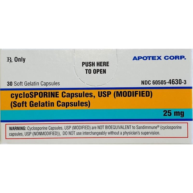 Sporimune (cyclosporine capsules) USP Modified, 15 caps