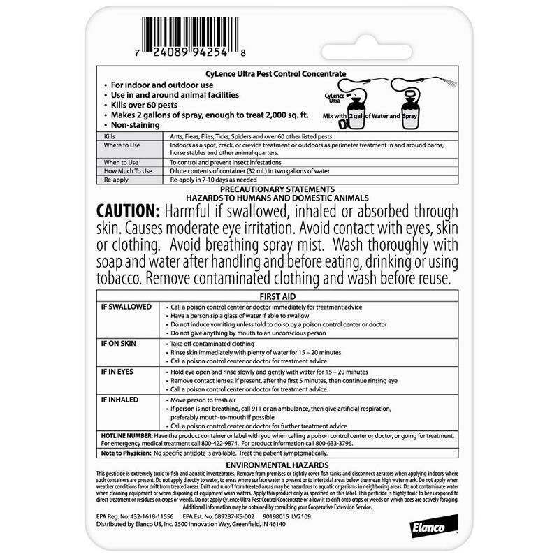 Tempo SC Ultra Pest Control Concentrate, 32 ml