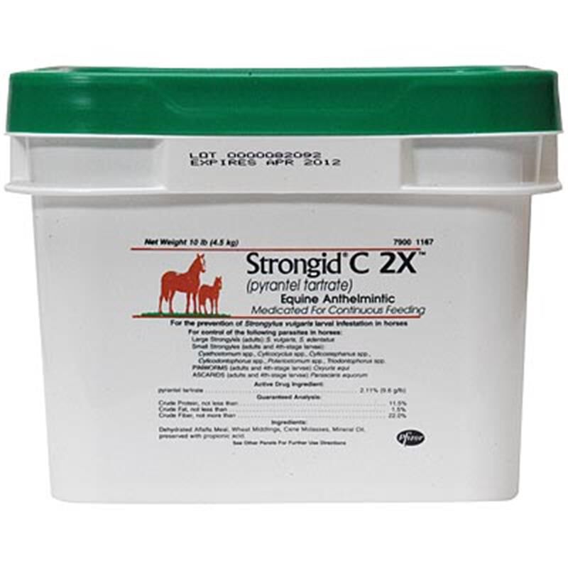Strongid C2X 10 Ml for horses | Equine Strongid C2X Anthelmintic