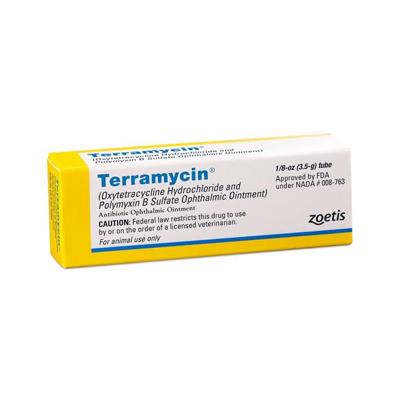 Terramycin Ophthalmic Ointment, 3.5 g tube