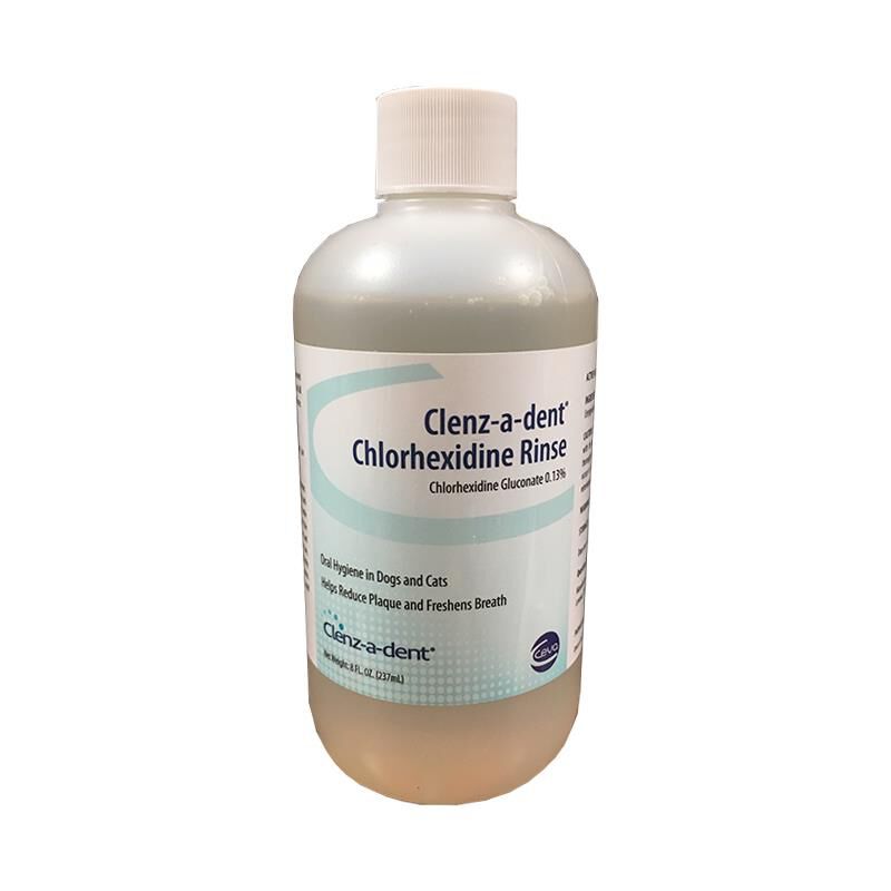 Order Clenz-A-Dent Chlorhexidine Rinse 8 Oz for dogs and cats onilne