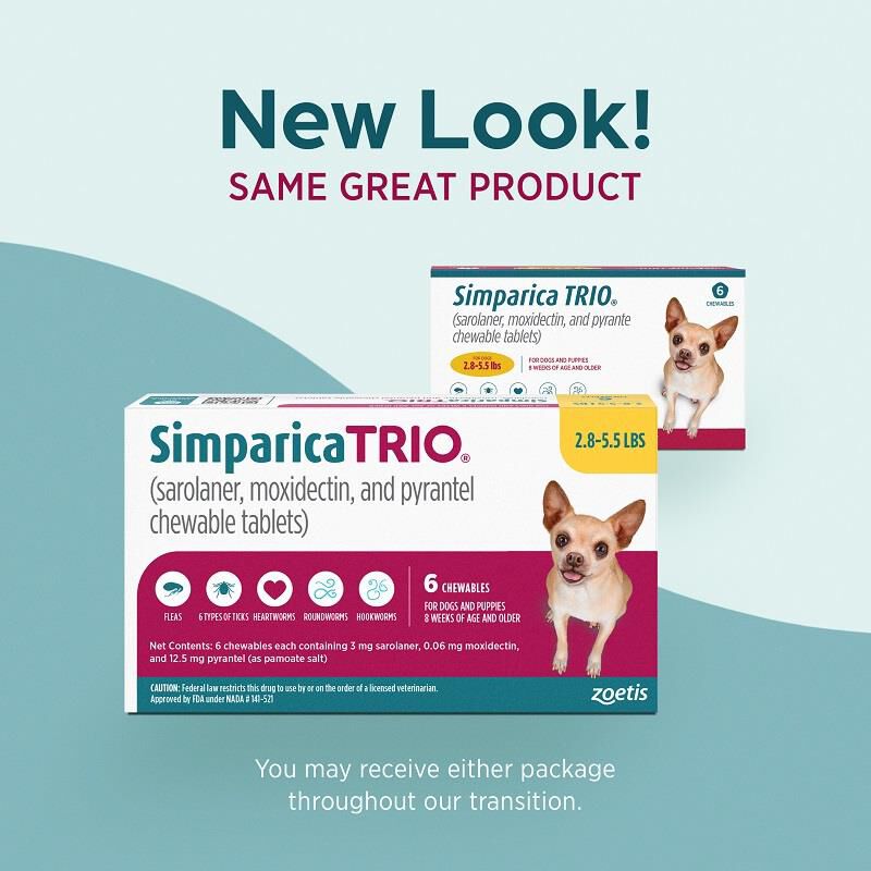 Simparica Trio Chewable Tablets for Dogs