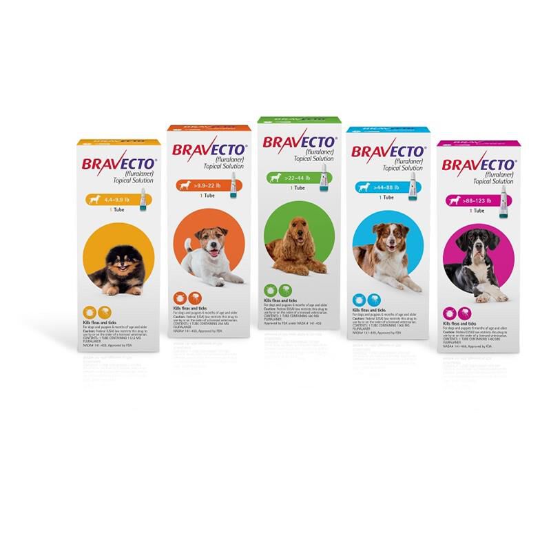 Bravecto Topical Solution for Dogs | Free 2 Day Shipping | AKCPetRx.com