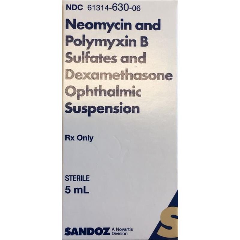 Neo Poly Dex Ophthalmic Suspension 5 Ml for dogs, cats and horses