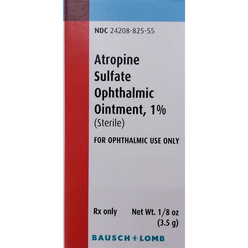 Atropine sulfate ophthalmic eye ointment for dog, cat and horses