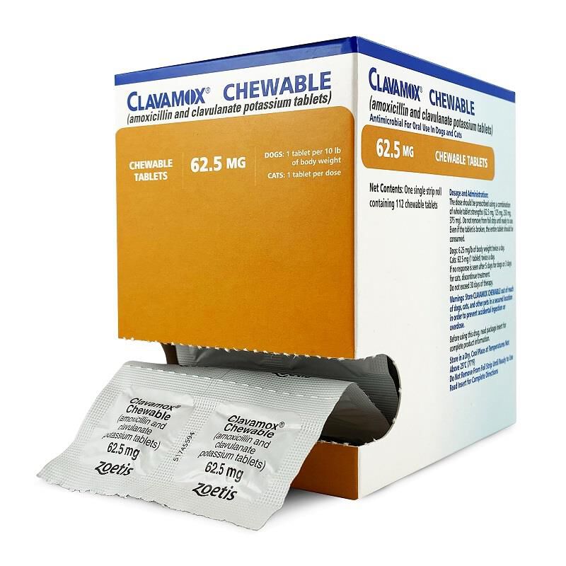 Clavamox Chewable Tablet | Free 2 Day Shipping | AKCPetRx.com