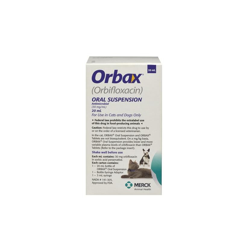 Orbax Oral Suspension 20 Ml for dogs and cats | AKC Pet Pharmacy & Pet ...