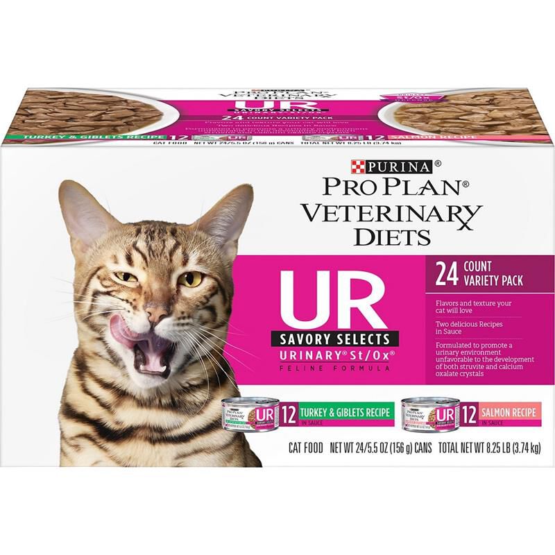 Purina Pro Plan Veterinary Diets UR Savory Selects Urinary St/Ox Turkey ...