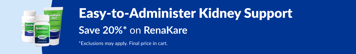 RenaKare 2 mEq, 100 Tablets | Buy RenaKare for dogs and cats