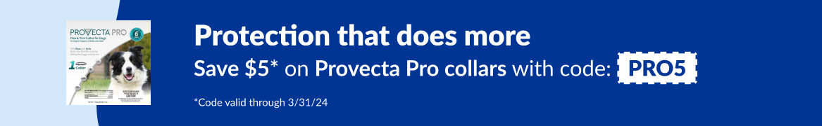Provecta Pro Flea & Tick Collar for Dogs